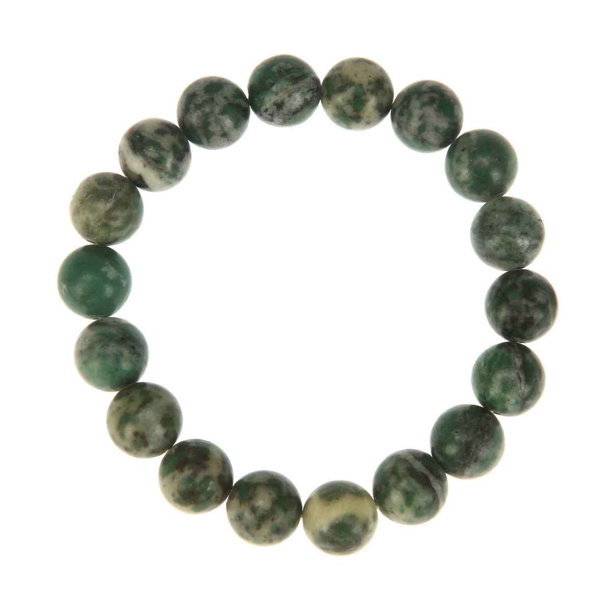 Qinghai Jade Stone Stretch Bracelet B2977-10MM – Ole