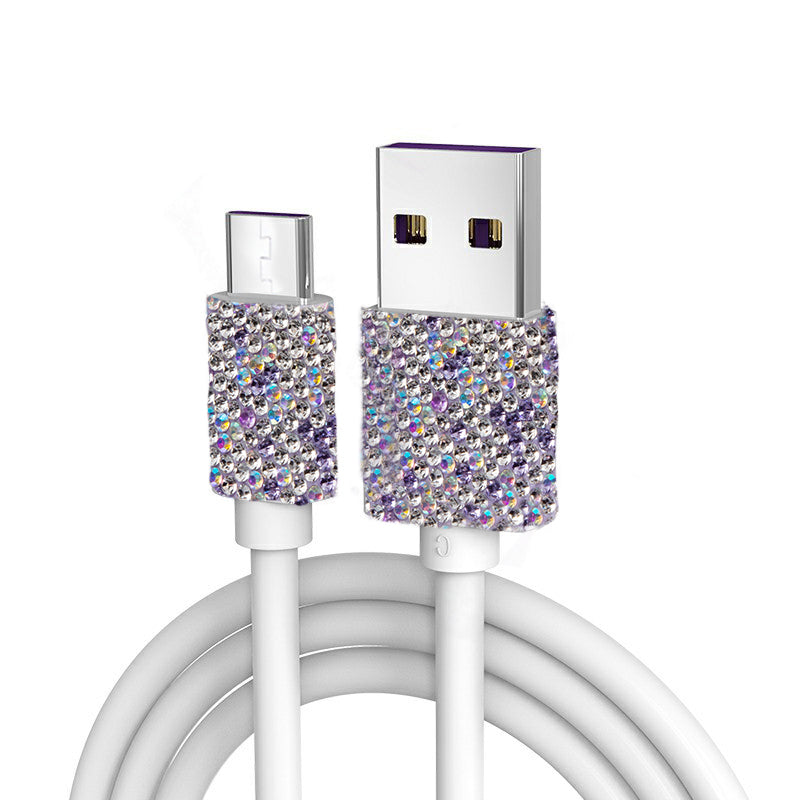 For iPhone Android USB-A Cable Charger Type C Charging Dat Cord ACR100 ...