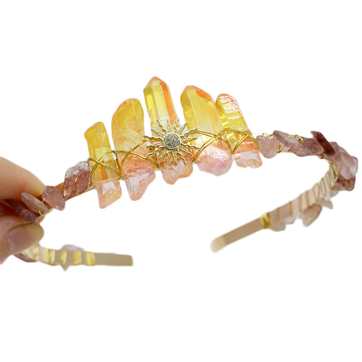 Sun Quartz Column Headband L3804 – Ole