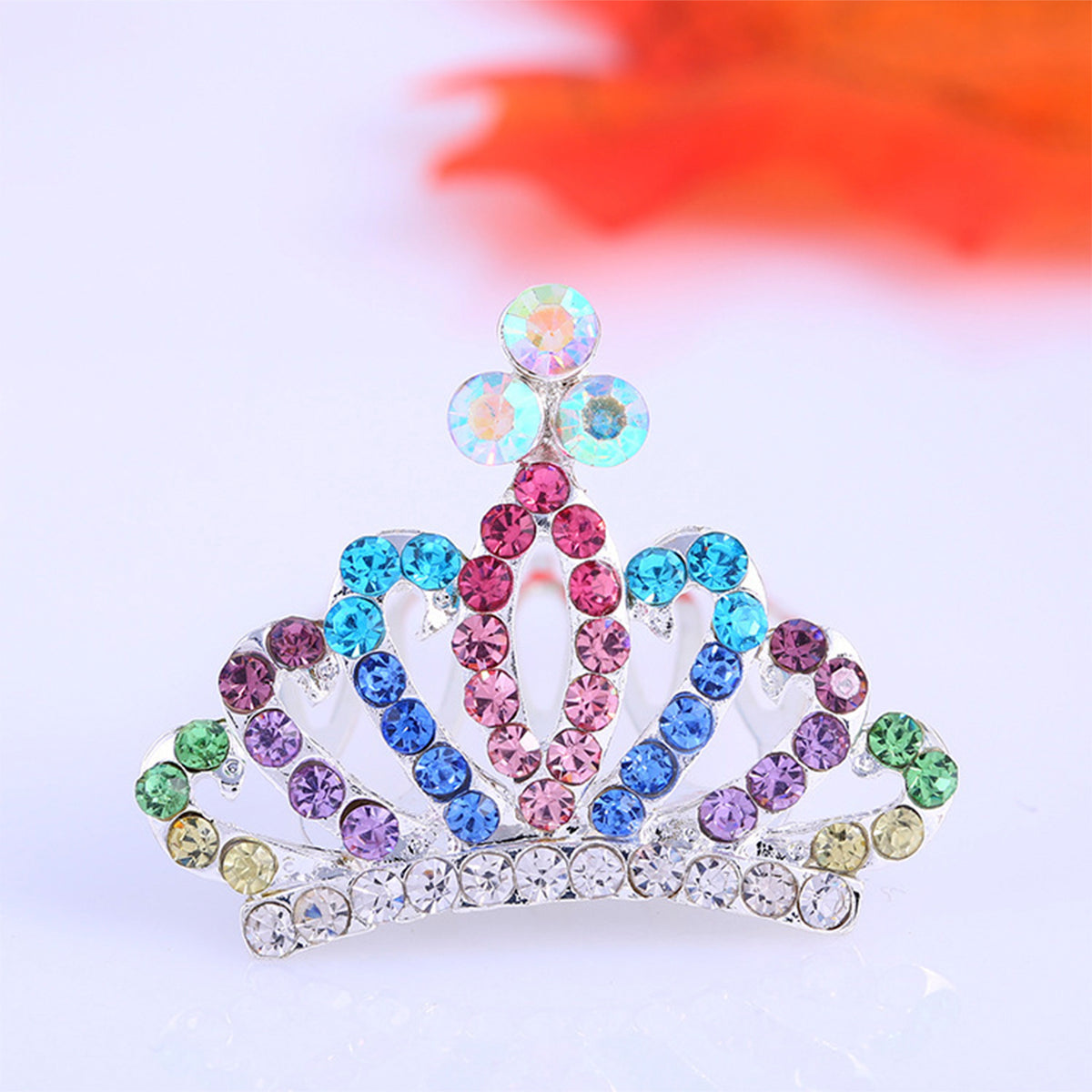 Crown Rhinestone Hair Comb L3914 – Ole