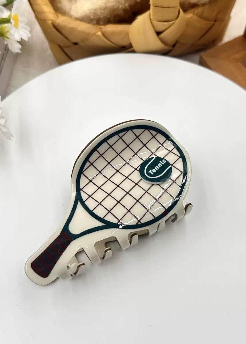 Tennis Racket Acrylic Hair Clip L5031 – Ole
