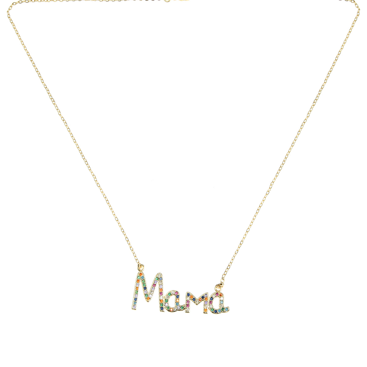Mama Zircon Chain Necklace N4302 – Ole