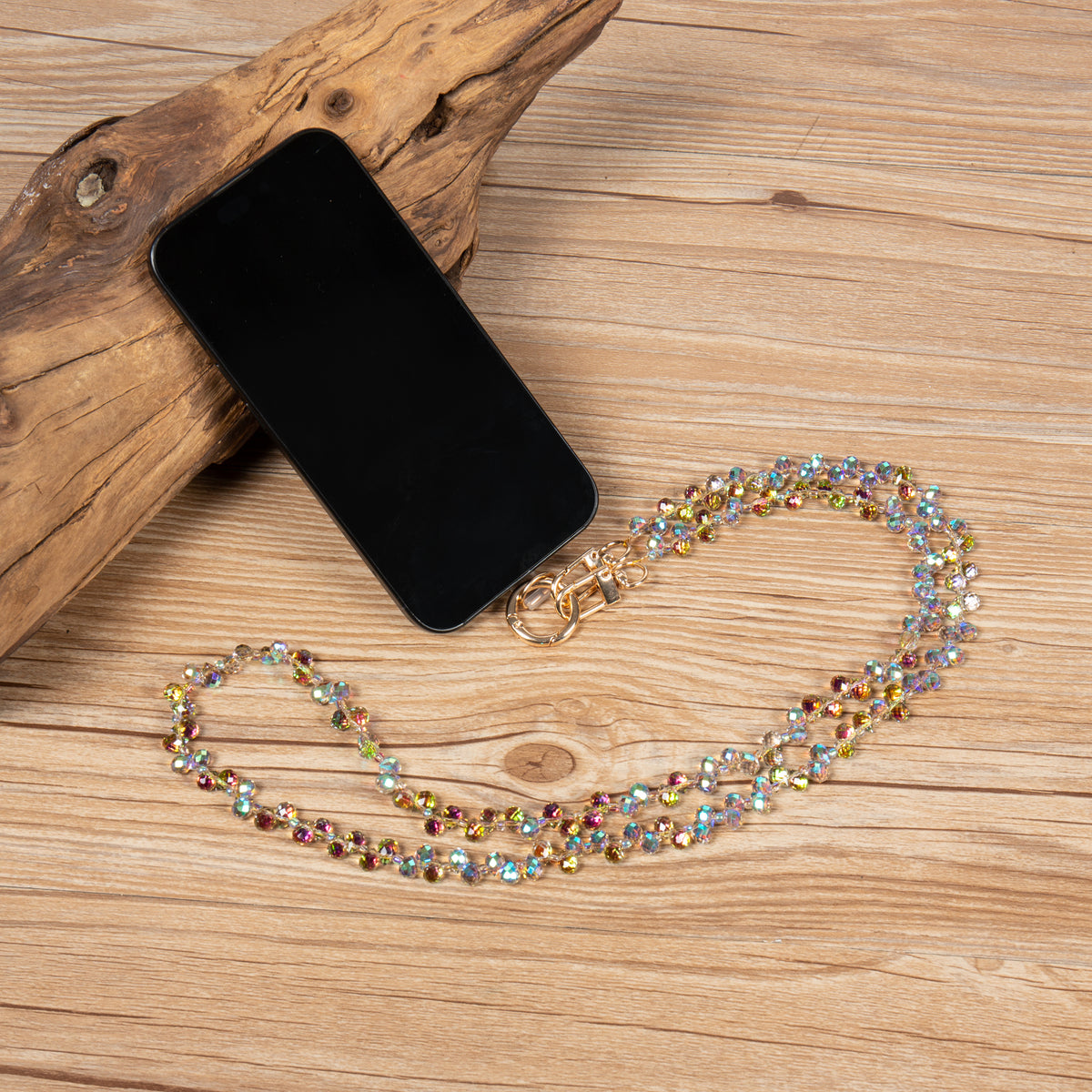 Crystal Bead Neck Phone Lanyard N5647-Green Red – Ole