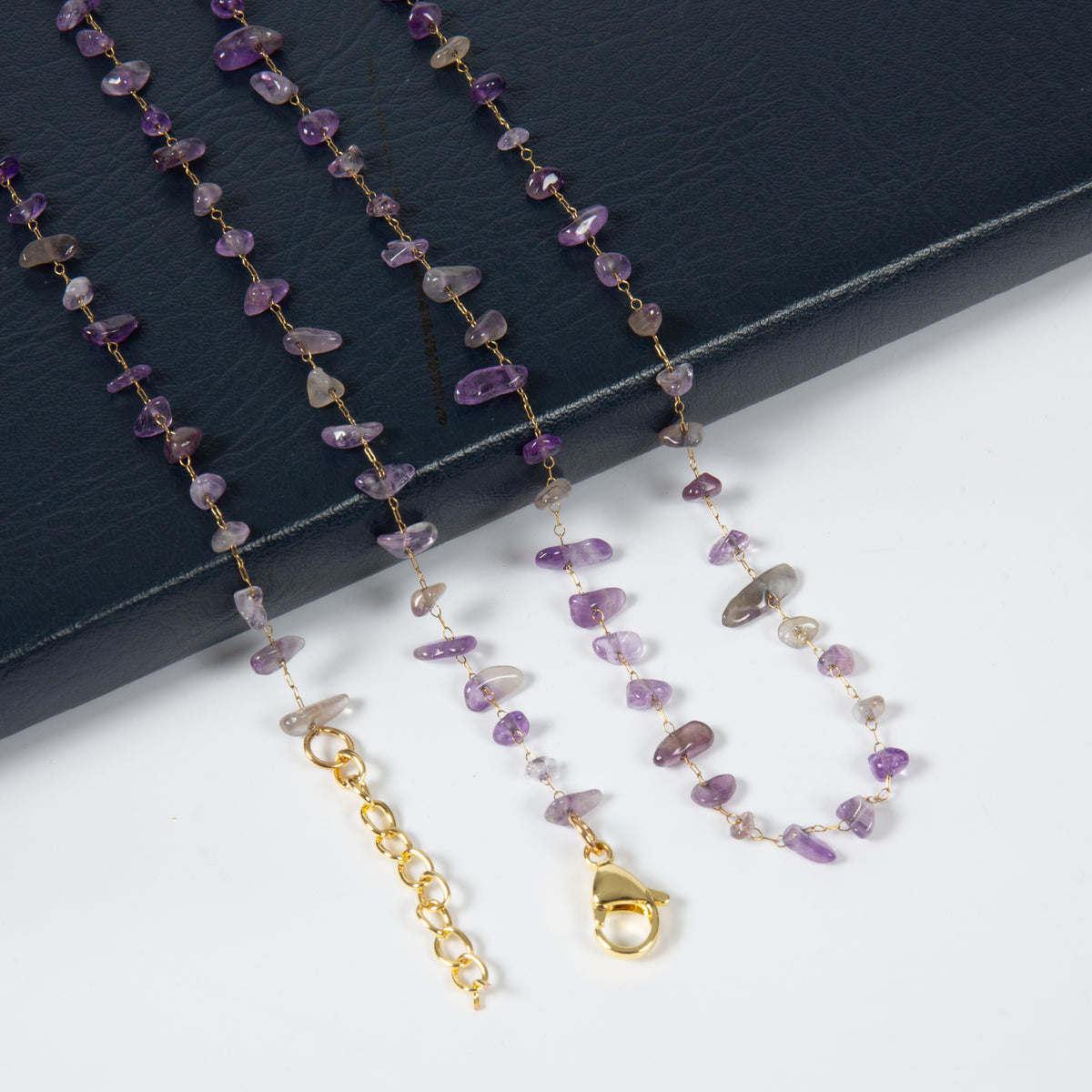 Crystal Stainless Steel Handmade Necklace N5774 – Ole