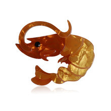 Shrimp Acrylic Brooch PA5450 – Ole