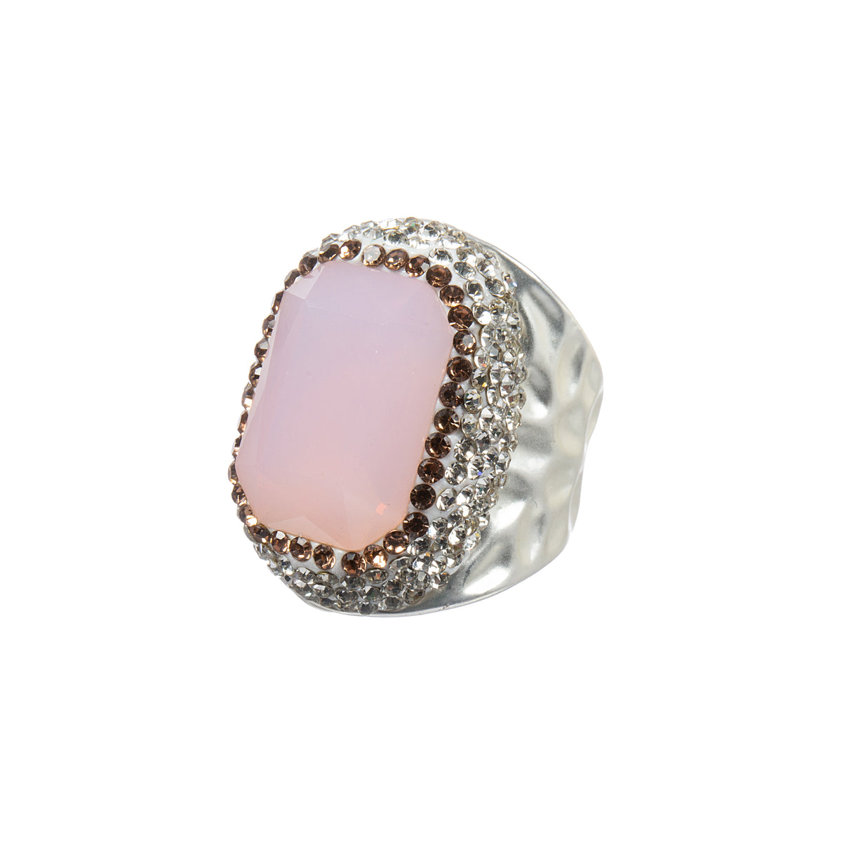 Opal Rhinestone Alloy Rings R2814 – Ole